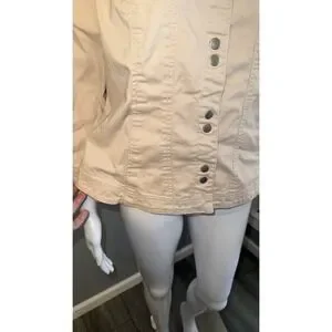 Westport | Jackets & Coats | Westport 962 Womens Beige Double Snap ...